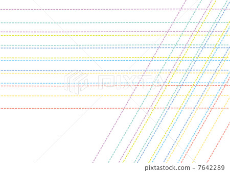Colorful dotted line - Stock Illustration [7642289] - PIXTA