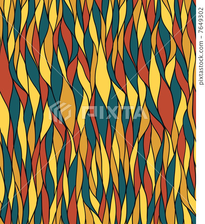 abstract seamless wallpaper - Stock Illustration [7649302] - PIXTA
