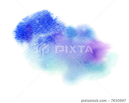 Water Bleed Blue - Stock Illustration [7650997] - PIXTA