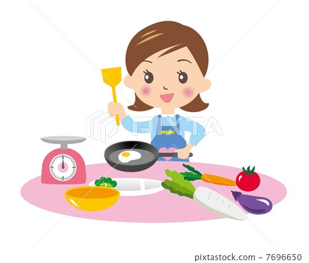 Cooking time - Stock Illustration [7696650] - PIXTA