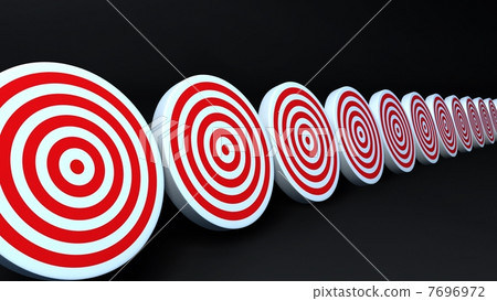 red targets black - Stock Illustration [7696972] - PIXTA