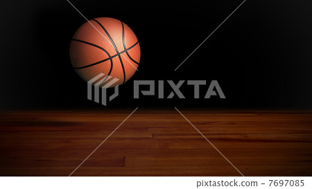 basketball falling 1-插圖素材 [7697085] - PIXTA圖庫