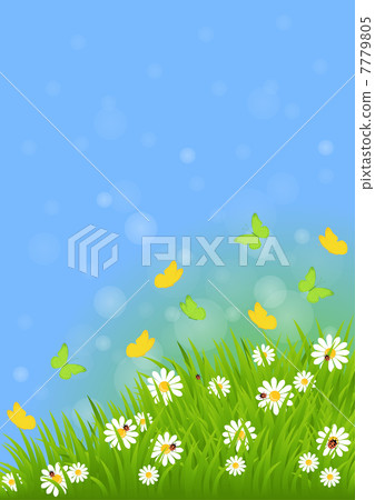 spring background - Stock Illustration [7779805] - PIXTA