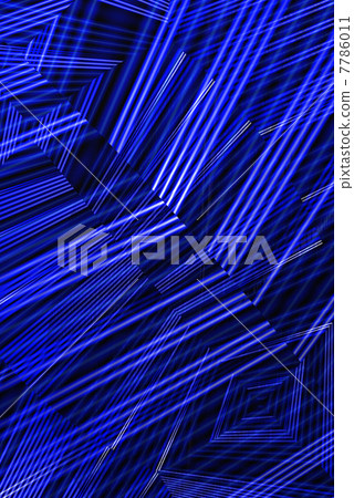Image of blue line - Stock Illustration [7786011] - PIXTA