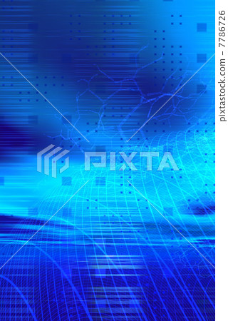Blue backing material - Stock Illustration [7786726] - PIXTA
