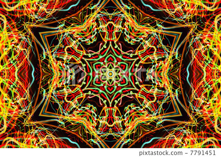 Background with abstract luminous pattern - Stock Illustration [7791451 ...