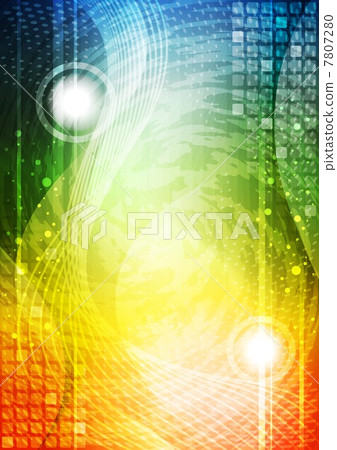 Abstract color illustration - Stock Illustration [7807280] - PIXTA
