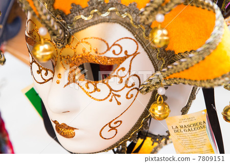 Masque of the mask ball (Italy - Venice) - Stock Photo [7809151] - PIXTA