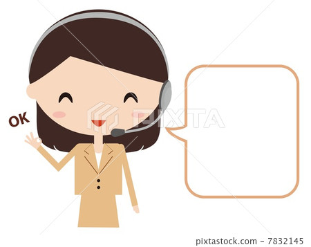 Operator OK balloon - Stock Illustration [7832145] - PIXTA