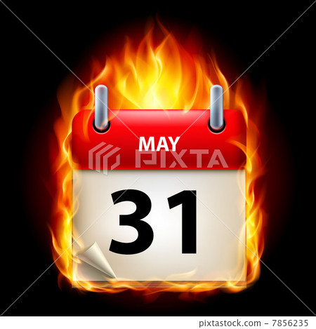 Burning calendar - Stock Illustration [7856235] - PIXTA