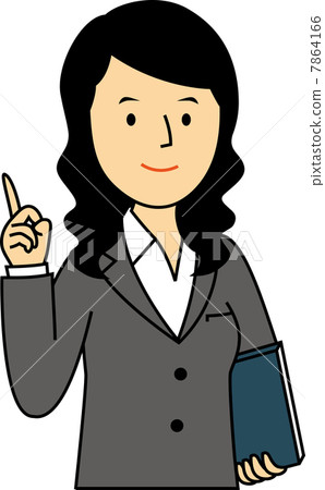 Smiley 20's OL - Stock Illustration [7864166] - PIXTA