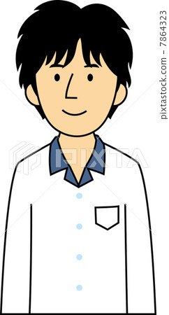 Smiling 20-year-old college student - Stock Illustration [7864323] - PIXTA