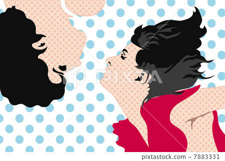 kiss, vector, vectors - Stock Illustration [7883331] - PIXTA