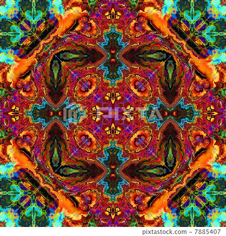 art eastern national traditional pattern in... - Stock Illustration ...