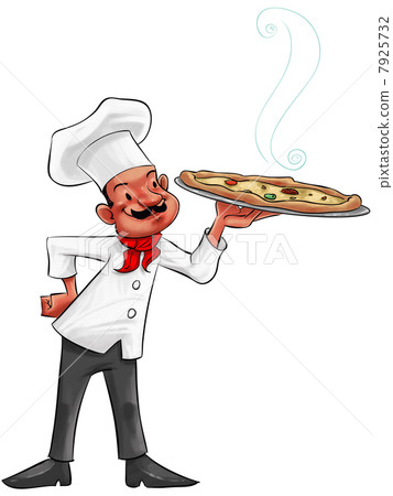 the pizza man - Stock Illustration [7925732] - PIXTA