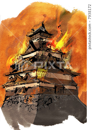 Fallen castle - Stock Illustration [7938172] - PIXTA