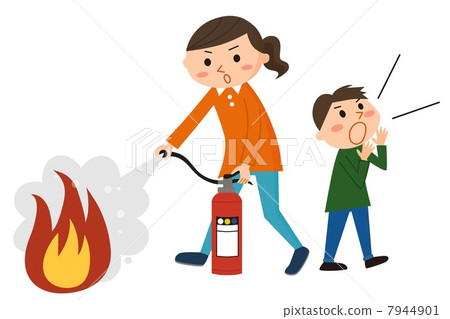 Fire fighting training - Stock Illustration [7944901] - PIXTA