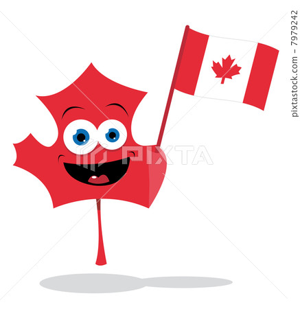 cute maple leaf - Stock Illustration [7979242] - PIXTA