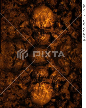 Human rock skull 2 - Stock Illustration [7999784] - PIXTA