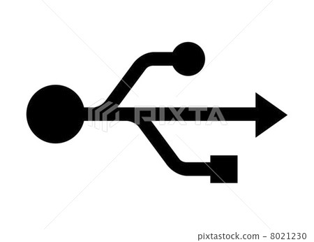 USB Mark - Stock Illustration [8021230] - PIXTA