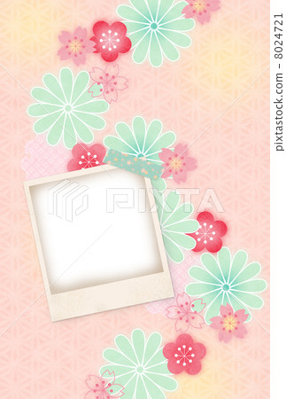 Japanese style photo frame - Stock Illustration [8024721] - PIXTA