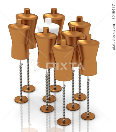 Gold dummy - Stock Illustration [8046487] - PIXTA