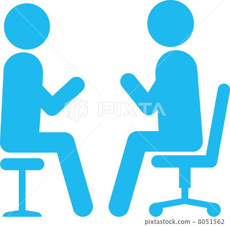 Pictogram of interview - Stock Illustration [8051562] - PIXTA