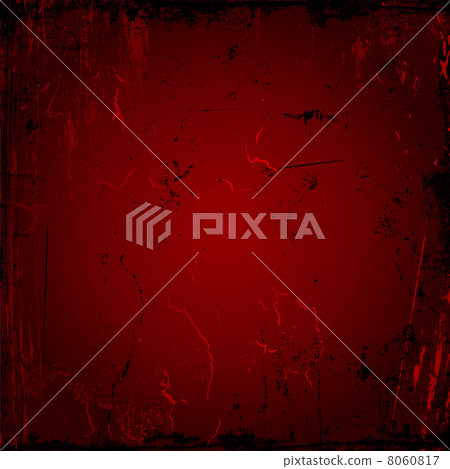 red grunge - Stock Illustration [8060817] - PIXTA