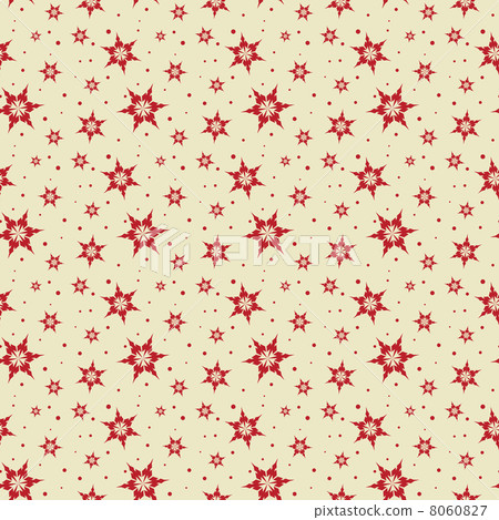 Seamless tile Snowflake background - Stock Illustration [8060827] - PIXTA