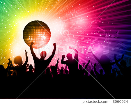 Disco background - Stock Illustration [8060924] - PIXTA