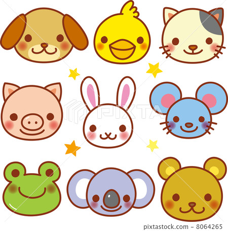 Animal's face - Stock Illustration [8064265] - PIXTA