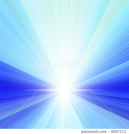 Blue light radiation - Stock Illustration [8097512] - PIXTA