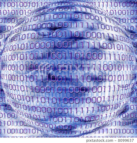 digital, binary, art - Stock Illustration [8099637] - PIXTA