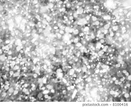 SIlver bokeh lights - Stock Illustration [8100416] - PIXTA