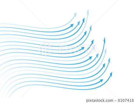 Wave Arrow - Stock Illustration [8107418] - PIXTA