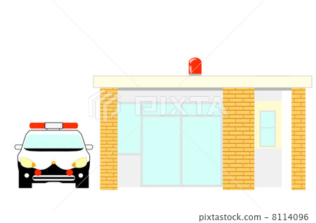 Police box and pattaka - - Stock Illustration [8114096] - PIXTA
