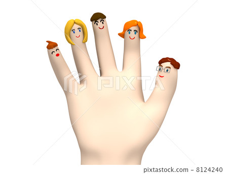 Finger doll - Stock Illustration [8124240] - PIXTA