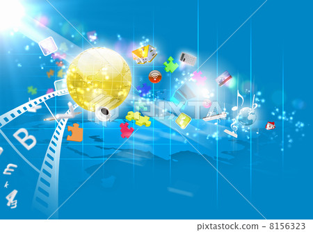 Media background - Stock Illustration [8156323] - PIXTA