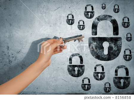 Key to problem - Stock Illustration [8156858] - PIXTA