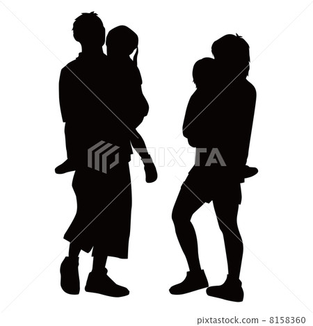 People silhouette shadow picture - Stock Illustration [8158360] - PIXTA