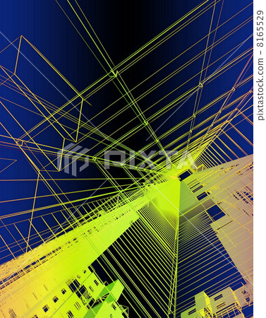 Abstract skyscrapers - Stock Illustration [8165529] - PIXTA