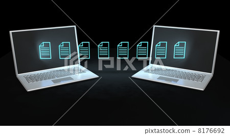 Data transfer concept - Stock Illustration [8176692] - PIXTA