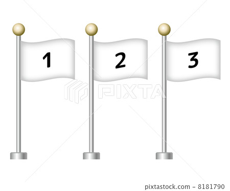 Flag of rank - Stock Illustration [8181790] - PIXTA