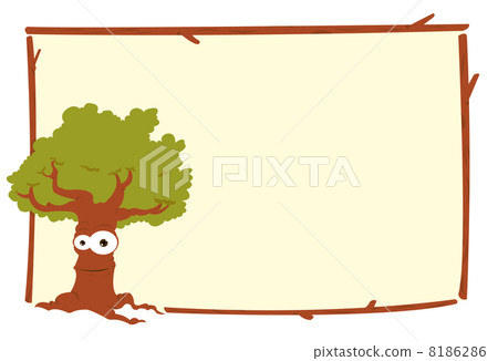 oak tree frame - Stock Illustration [8186286] - PIXTA