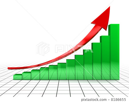 raising charts - Stock Illustration [8186655] - PIXTA