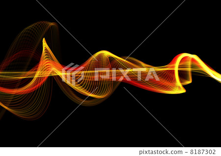abstract twisted net wave - Stock Illustration [8187302] - PIXTA