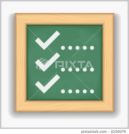 Check List Icon - Stock Illustration [8200076] - PIXTA