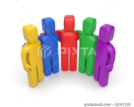 Strong Team - Stock Illustration [8245195] - PIXTA
