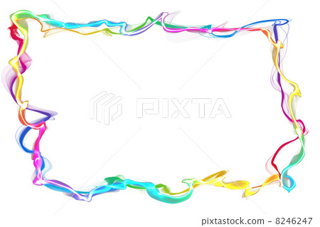 abstract ribbon frame - Stock Illustration [8246247] - PIXTA