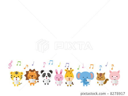 Animal chorus - Stock Illustration [8278917] - PIXTA